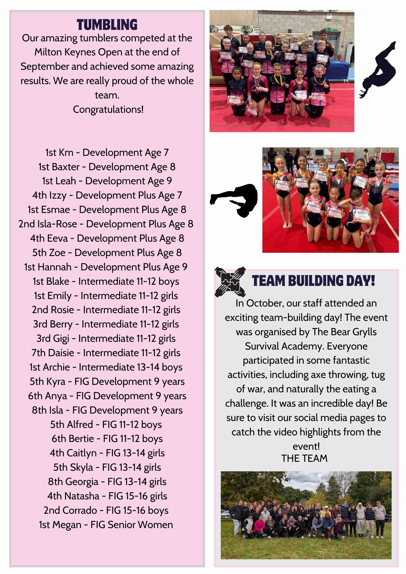 Spelthorne Newsletter October 2024 - Spelthorne Gymnastics Spelthorne Newsletter October 2024 - Spelthorne Gymnastics